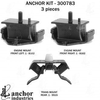 Semi Truck Motor Mounts & Mounting Hardware - Brackets, Bolts | TRUCKiD ...