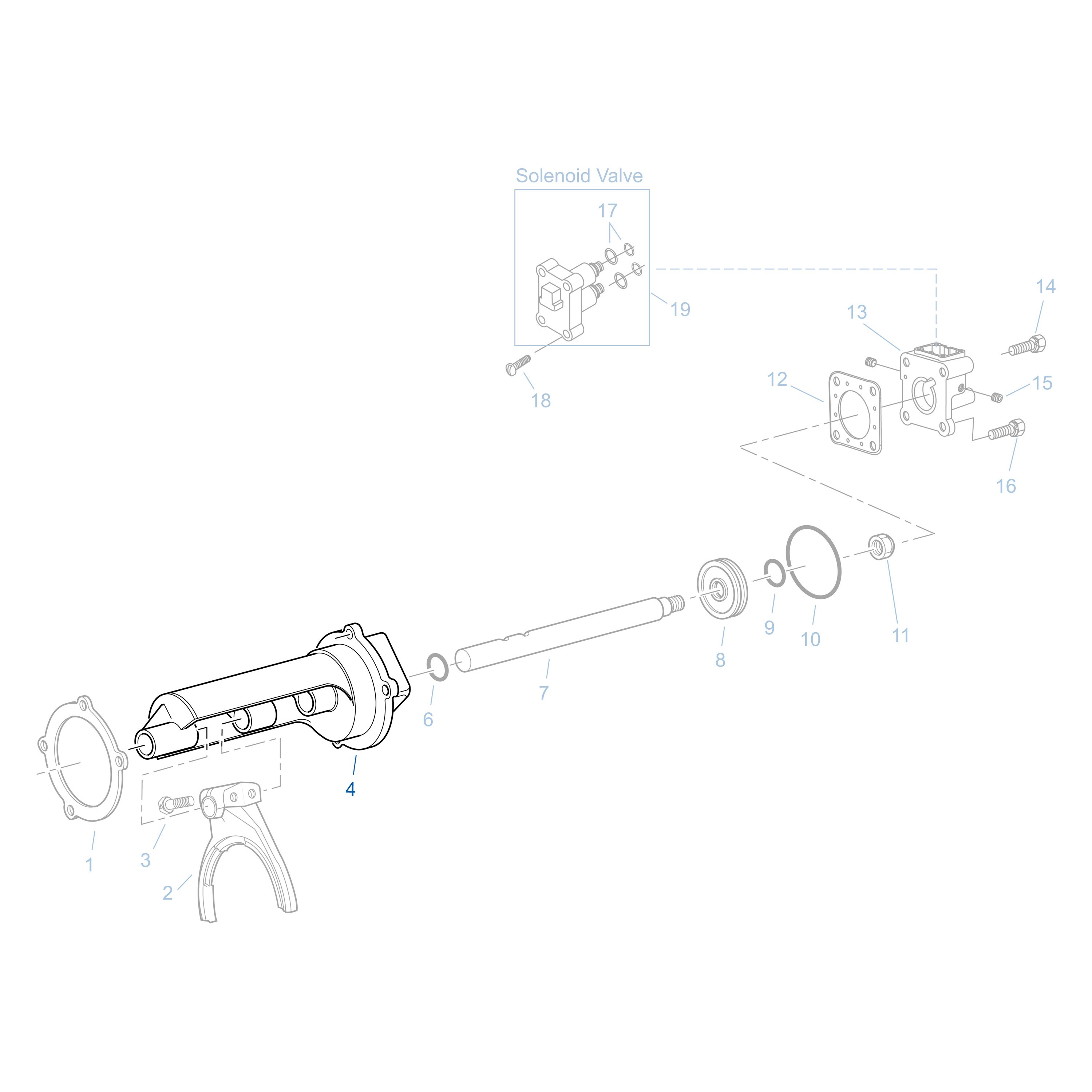 Fuller® A8690 - Range Cylinder Assembly - TRUCKiD.com