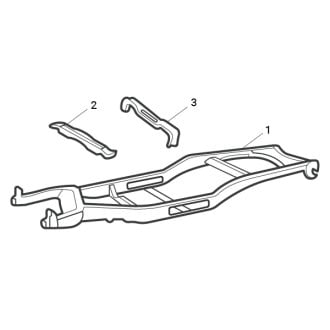 2024 Toyota Highlander Chassis Frame & Rails | TRUCKiD