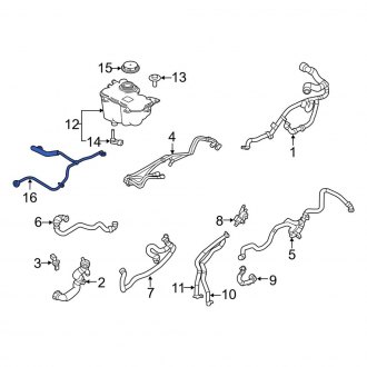 2025 Land Rover Range Rover Velar Coolant Overflow Tanks & Components ...