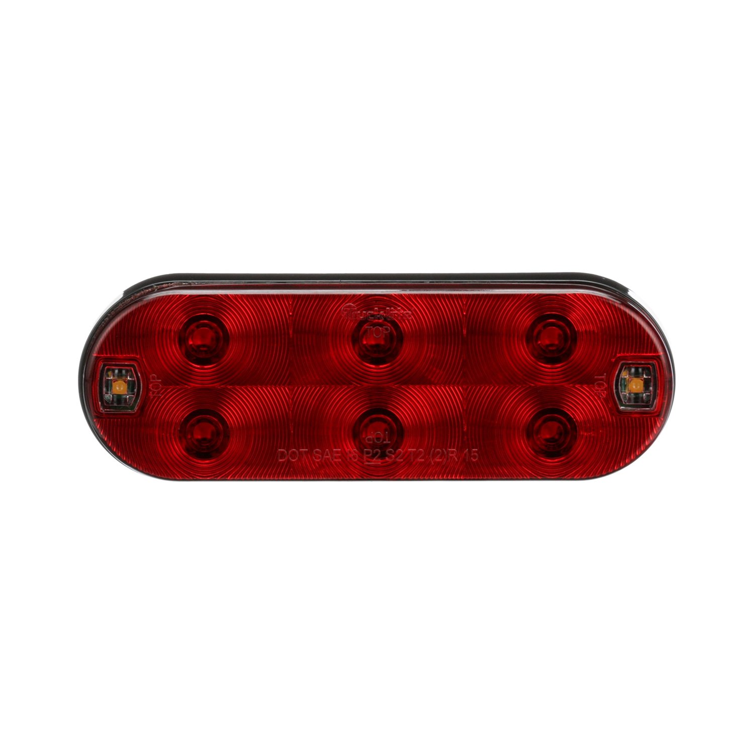 Truck-Lite® 60556R - 60 Series 6"x2" Rectangular Black/Red LED Tail ...