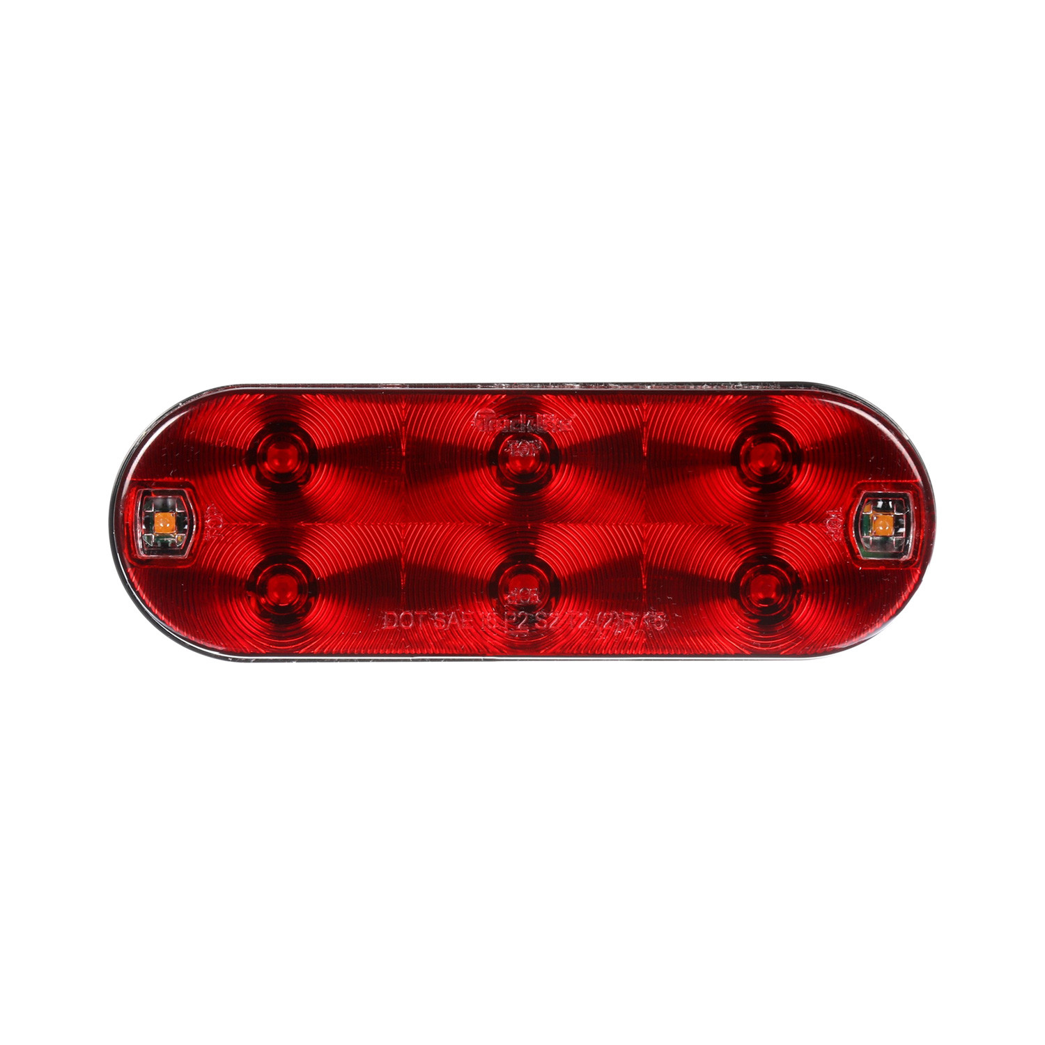 Truck-Lite® 60557R - 60 Series 6"x2" Rectangular Black/Red LED Tail ...