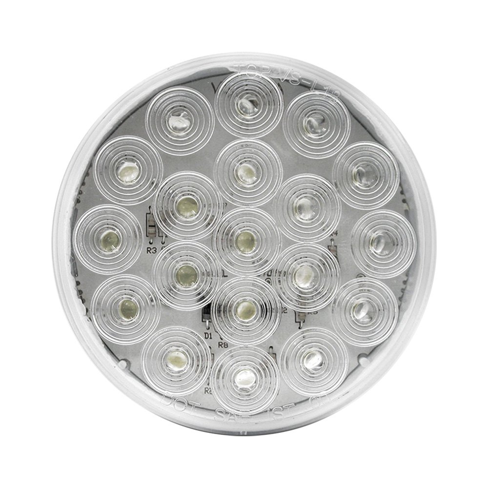 TRUX® TLED-4100W - 4" Round Chrome LED Backup Light - TRUCKiD.com