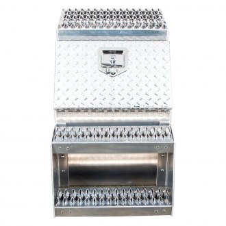 Semi Truck Step Boxes | Aluminum, Vertical, Horizontal, Bright ...