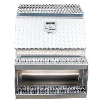 Semi Truck Step Boxes | Aluminum, Vertical, Horizontal, Bright ...