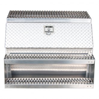 Semi Truck Step Boxes | Aluminum, Vertical, Horizontal, Bright ...